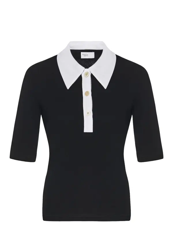 Rosetta Getty Polo T-shirt - Black