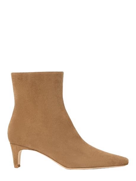 Staud Wally Ankle Boots - Husk