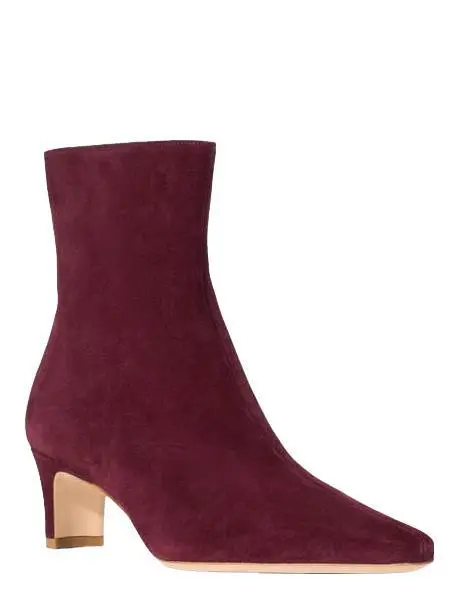 Staud Wally Ankle Boots - Syrah