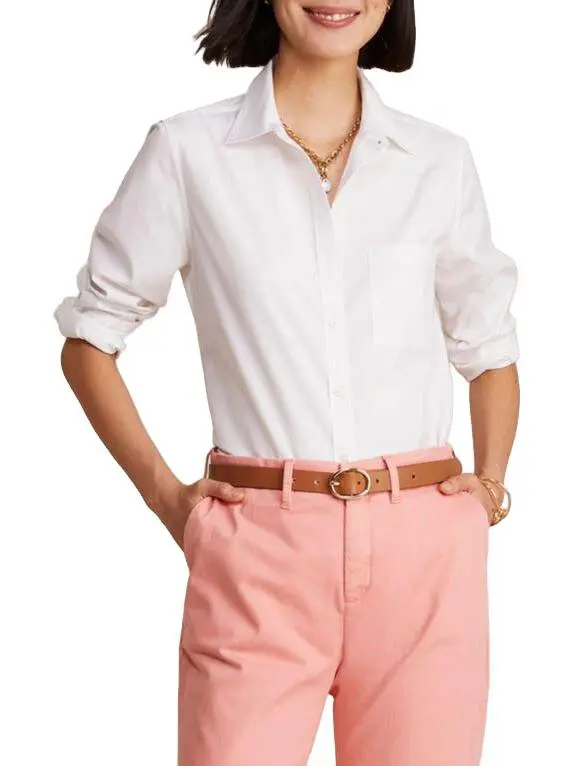 Vineyard Vines Stretch Cotton Shirt - White Cap