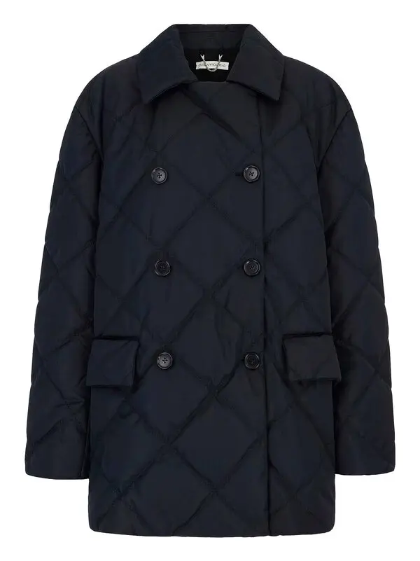EMILIA WICKSTEAD Sophica Puffer Quilted Jacket - Black