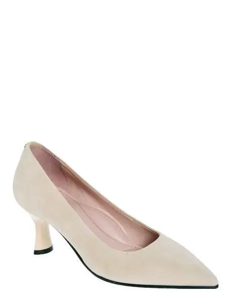 Naot Margot Pointed Toe Pump - Taupe Classic Suede