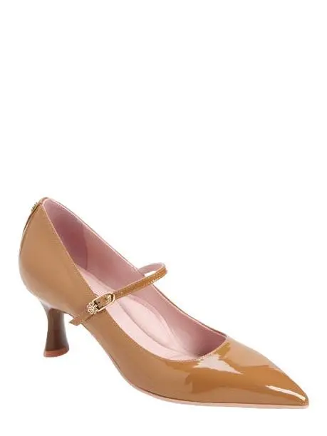 Naot Penny Pointed Toe Pump - Camel Classic Patent