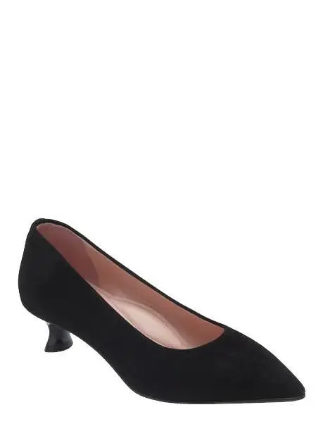 Naot Romy Pointed Toe Pumps - Black Classic Suede