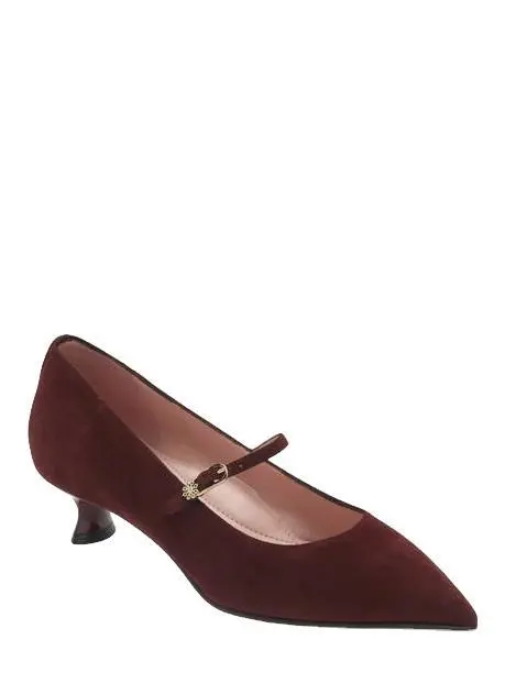 Naot Rosalie Pump - Burgundy Suede