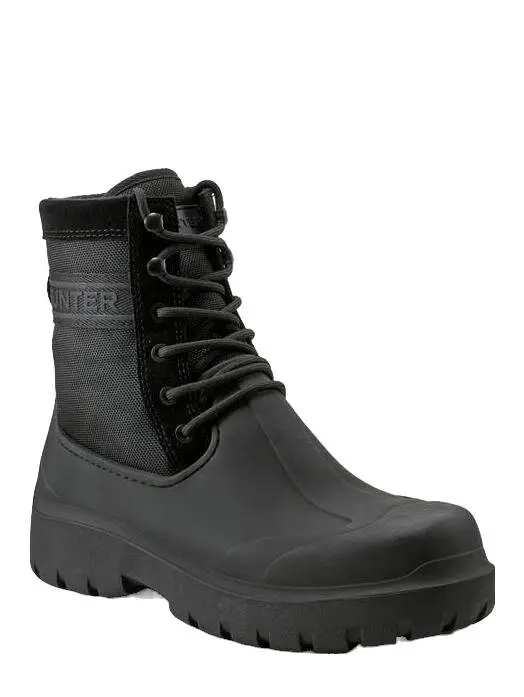 Hunter London Waterproof Boots - Black/ Black