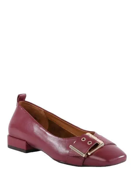 Seychelles Cambridge Leather Pumps - Burgundy Leather