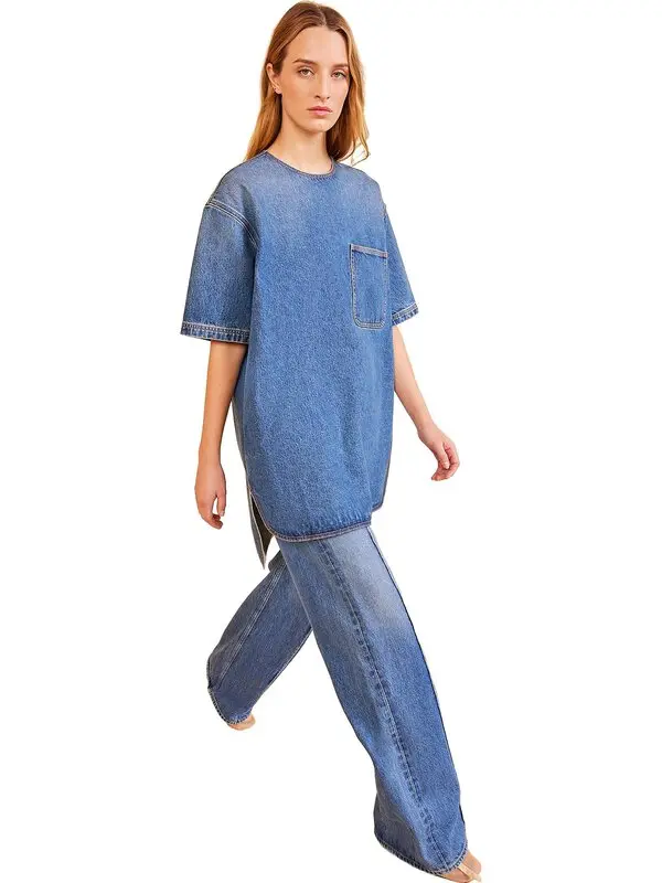Ulla Johnson The Joan Tunic Dress - Danube
