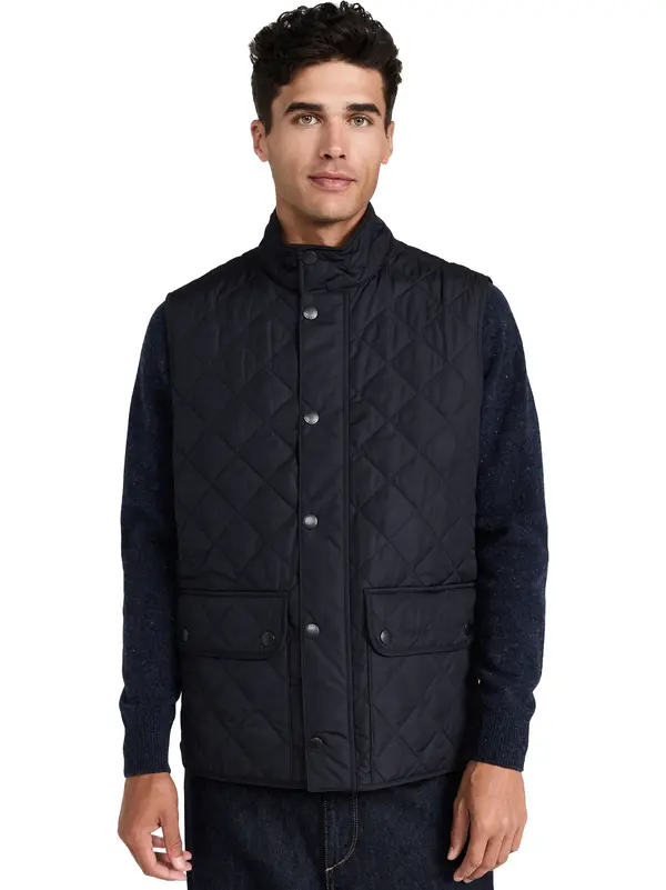 Barbour Lowerdale Quilted Vest - Navy