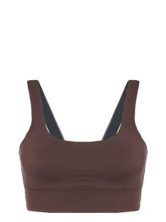 Varley Freesoft Removable-padding Stretch-woven Bra - Coffee Bean