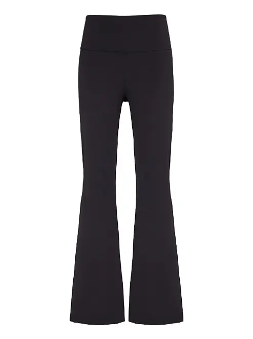Lululemon Groove Flared-leg Regular Stretch-woven Trousers - Black