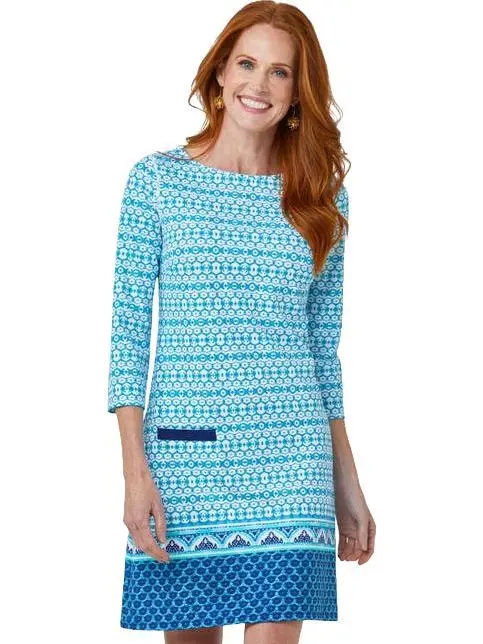 CABANA LIFE Shift Dress - Aurba Blue