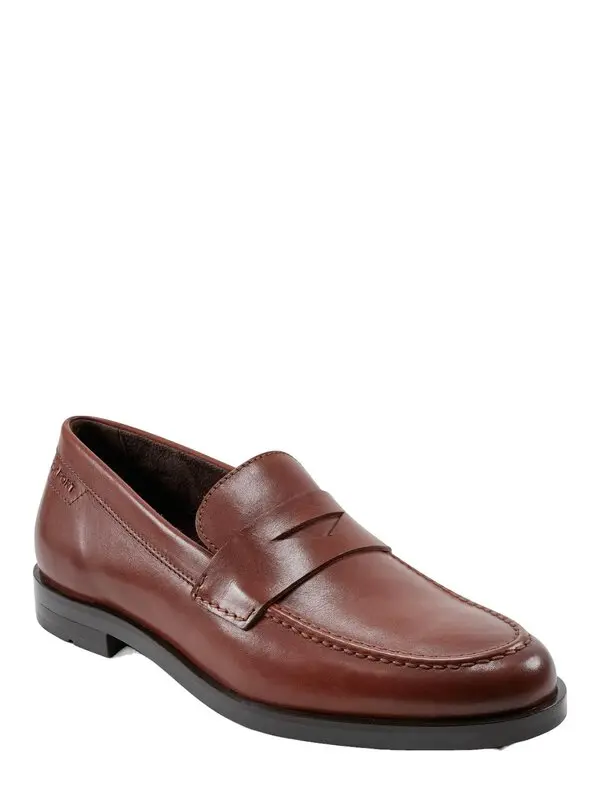 Rockport Sutton Penny Loafer - Dark Natural