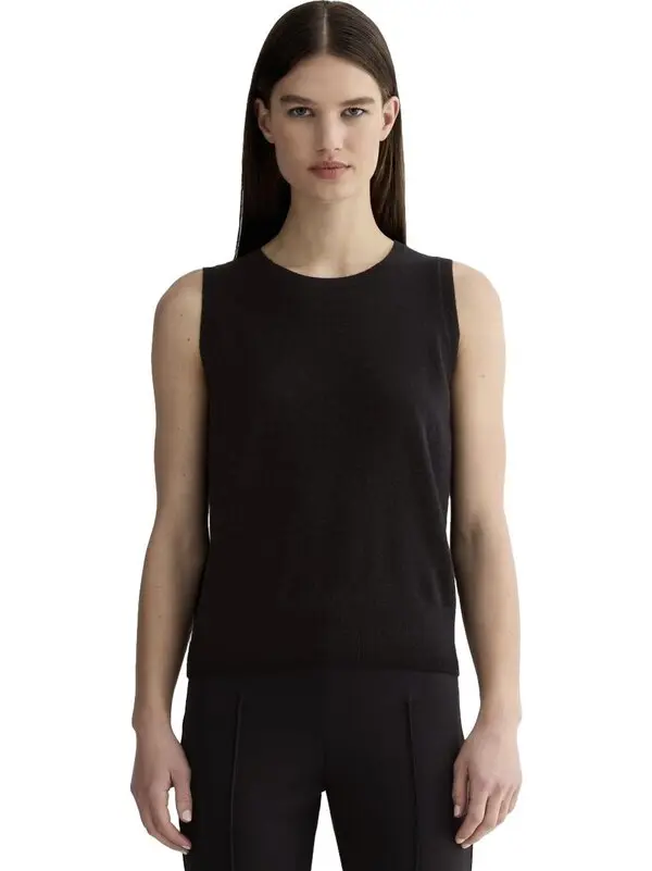 Everlane Classic Tank Top Sweater - Black