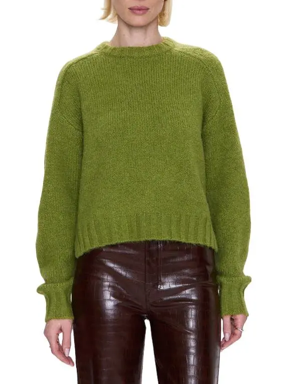 PISTOLA Adina Crewneck Sweater - Pea Green