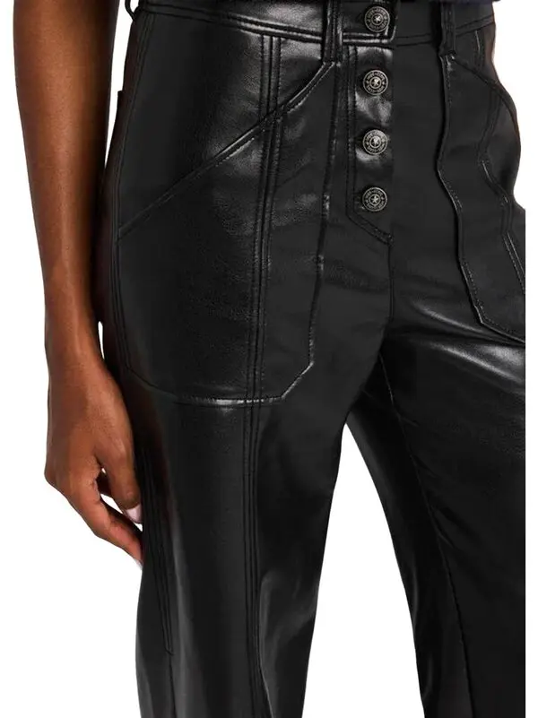 Cinq À Sept Benji Vegan Leather Pants - Black