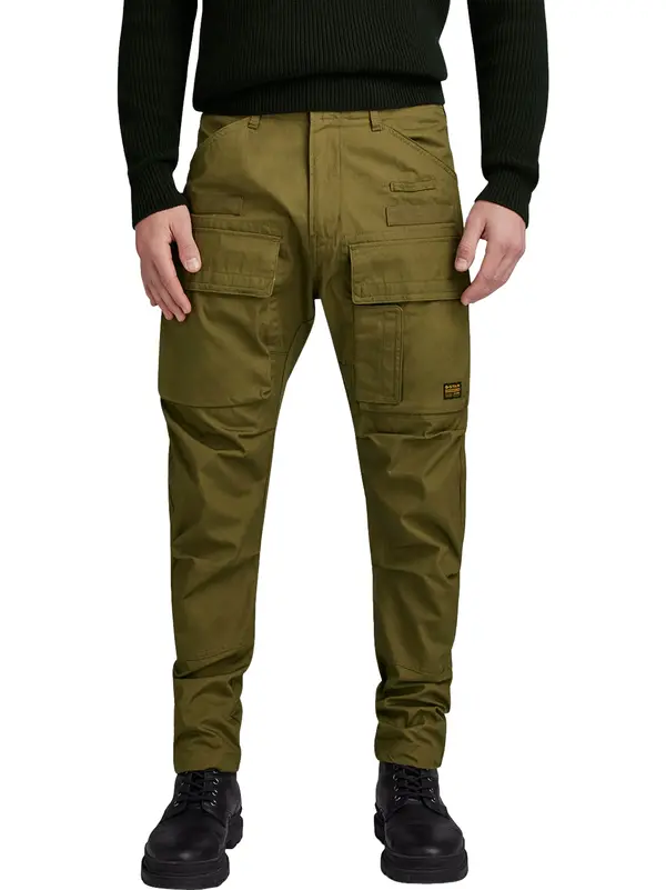 G-star Raw 3d Regular Tapered Cargo Pants - Dark Olive