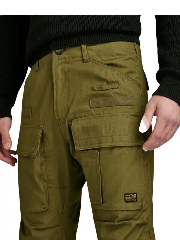 G-star Raw 3d Regular Tapered Cargo Pants - Dark Olive