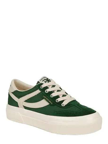 Sam Edelman Simone Platform Sneakers - Bright Pine/ Antique White