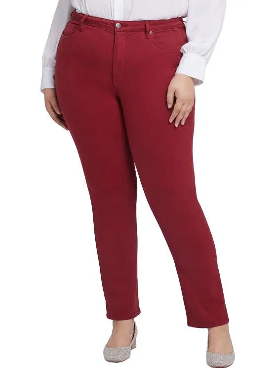 NYDJ Sheri Slim Jeans - Wild Currant