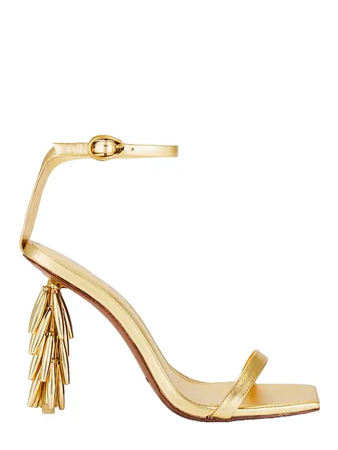 Cult Gaia Sunella Sandal In Metallic - Gold