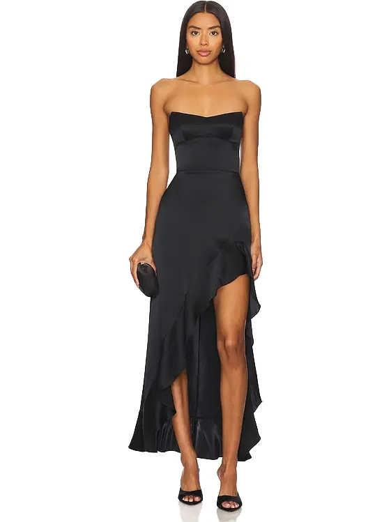 Amanda Uprichard Alyse Dress - Black