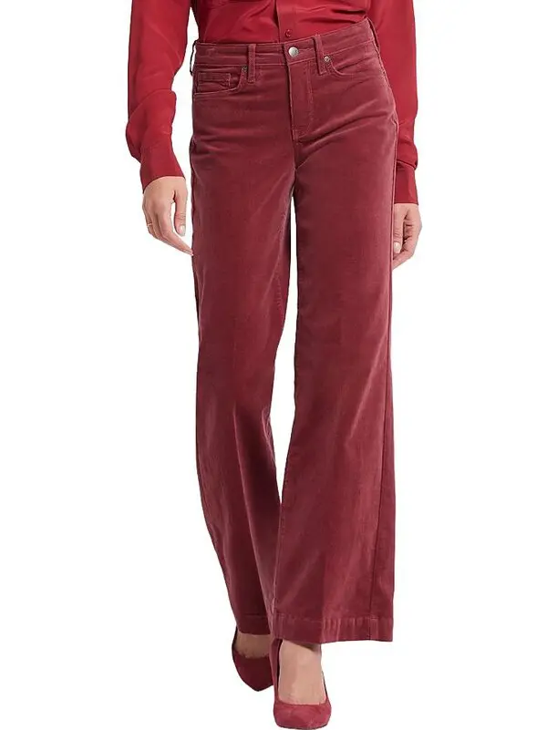 NYDJ Teresa Wide Leg Corduroy Pants - Paintbrush