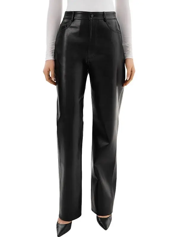 LAMARQUE Demora Straight Leg Pants - Black