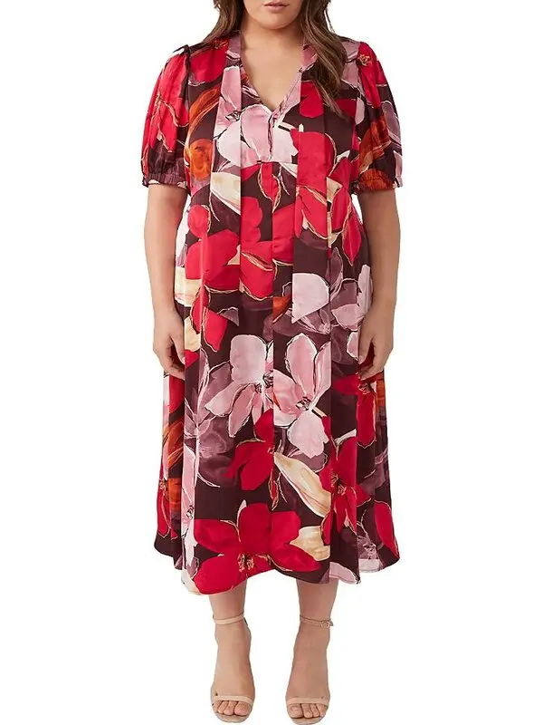 ESTELLE Scarlett Midi Dress - Print