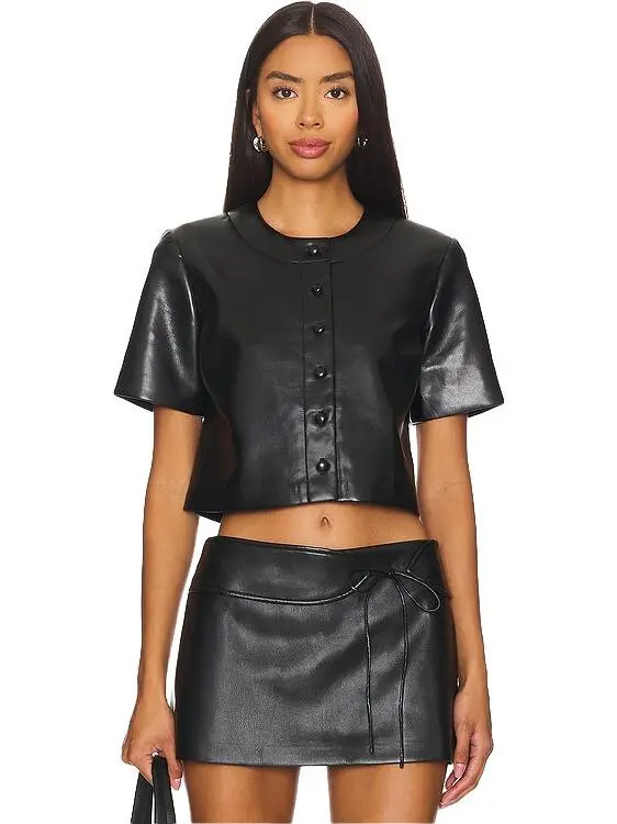 Amanda Uprichard Braswell Top - Black