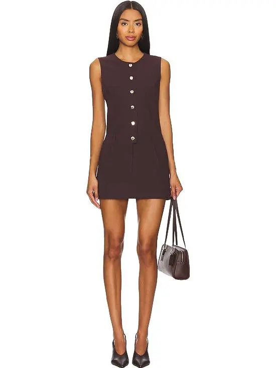 Amanda Uprichard Tori Dress - Brown