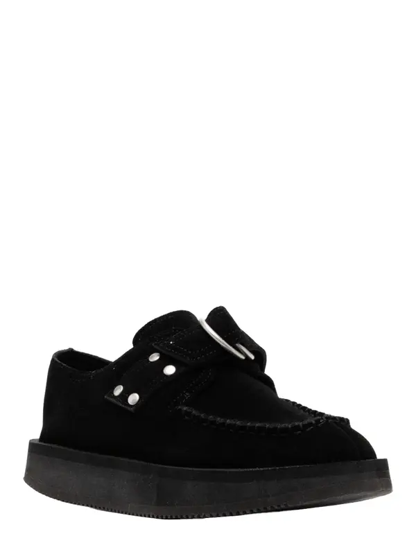 Suicoke Joco Suede Loafers - Black