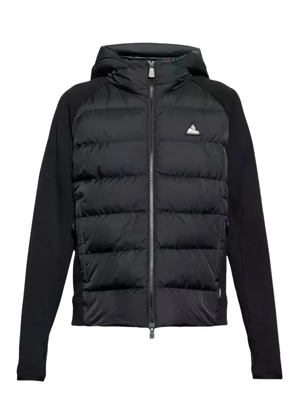 Moncler Logo-print Padded Jacket - Black