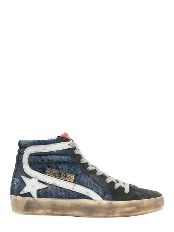 Golden Goose Slide Classic Sneakers - Blue