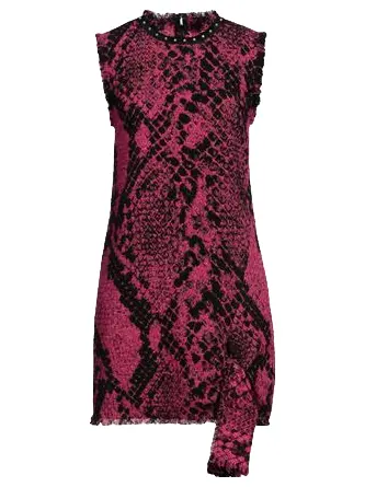Pinko Jacquard-knit Mini Dress - Pink