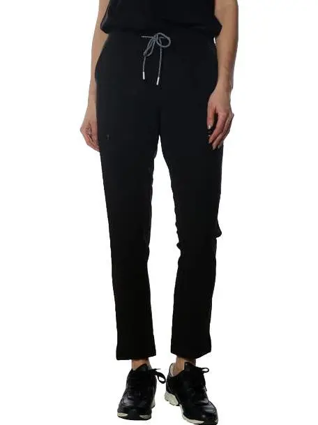 MEMBERS ONLY Reus Open Bottom Scrub Trousers - Black