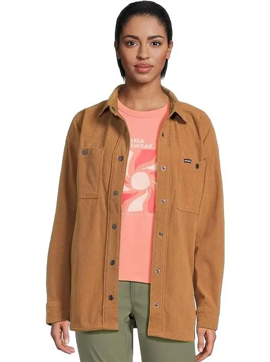 Columbia Corduroy Shirt Jacket - Brown