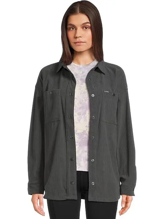 Columbia Corduroy Shirt Jacket - Gray