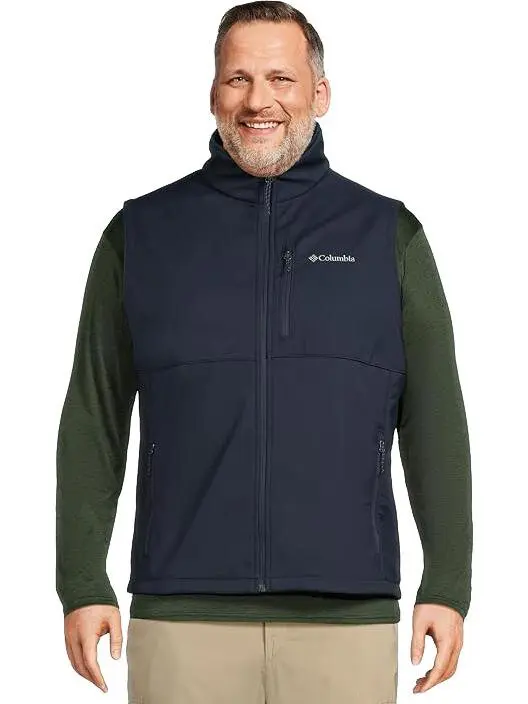 Columbia Big Tall Ascender Ii Softshell Vest - Navy