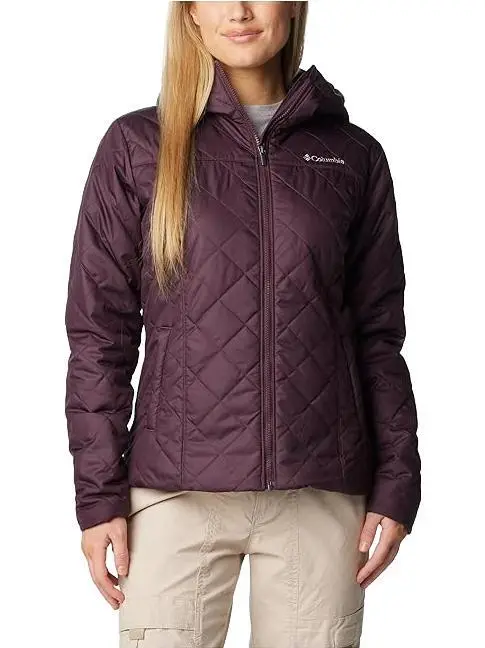 Columbia Heavenly Hooded Jacket - Burgundy