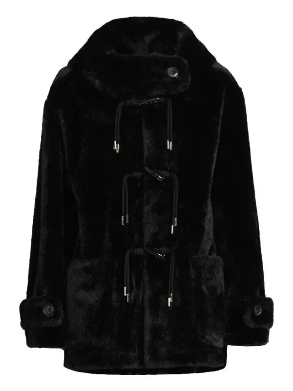 Kobi Halperin Rosie Faux-fur Coat - Black