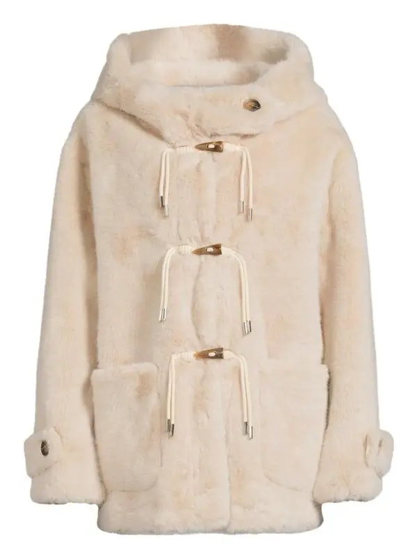 Kobi Halperin Rosie Faux-fur Coat - Oatmeal