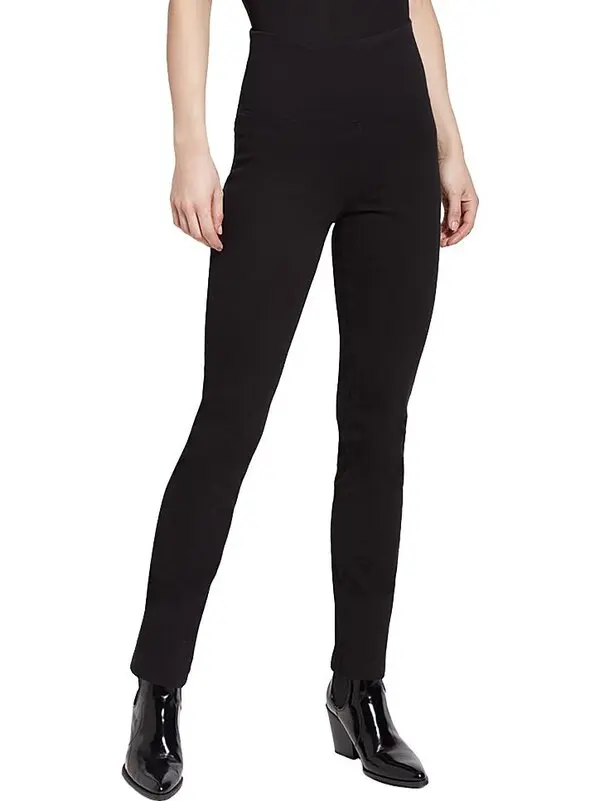 Lyssé Straight Denim Pants - Black