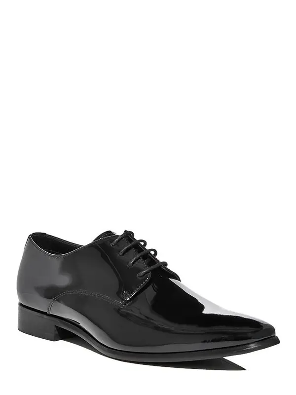 Bloomingdale'S Formal Lace Up Shoes - Black Patent