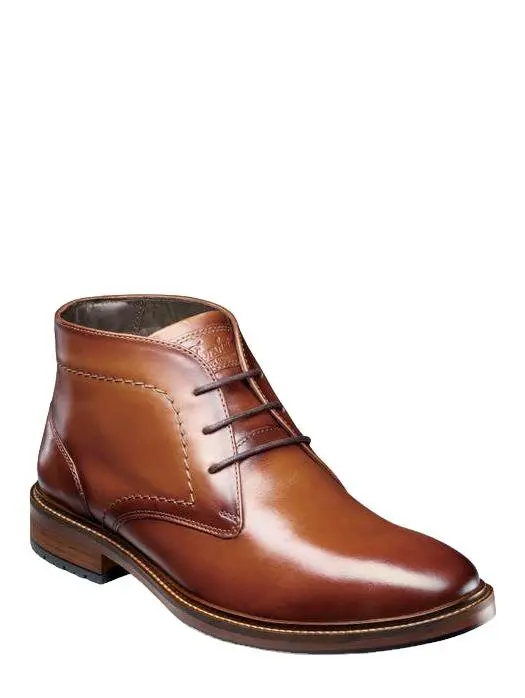 Florsheim Forge Leather Chukka Boots - Cognac