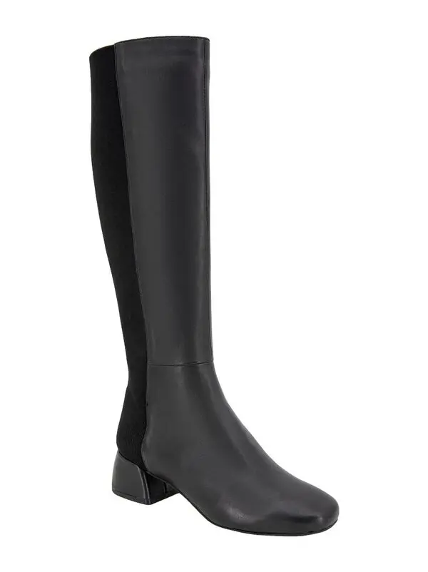 Gentle Souls By Kenneth Cole Emily Knee High Boot - Black Leather