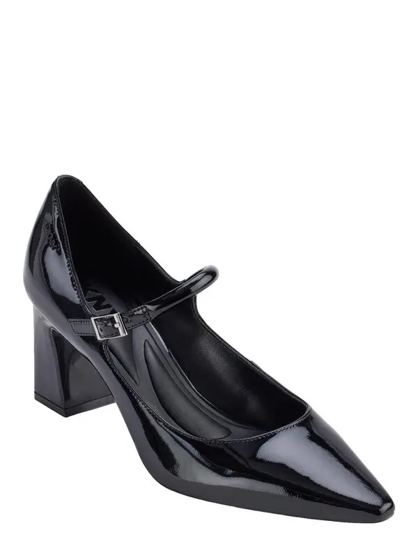 Dkny Samira Pointed Toe Mary Jane Pumps - Black
