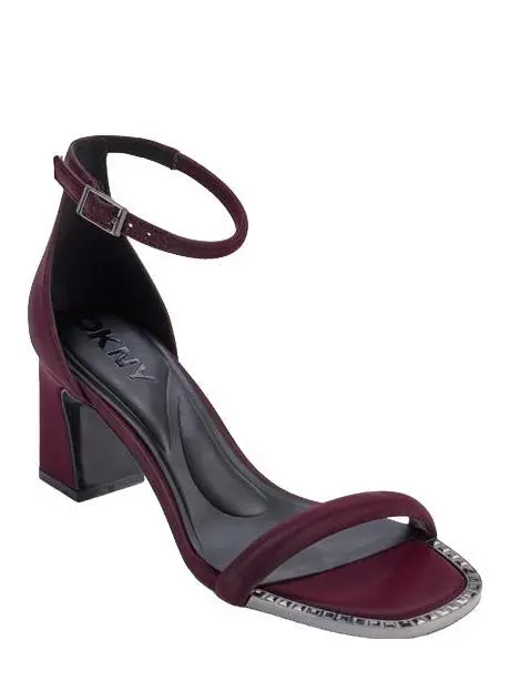 Dkny Wenda Ankle Strap Sandal - Wine