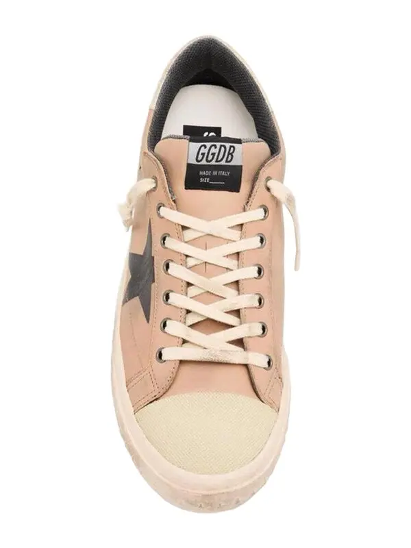GOLDEN GOOSE Super-star Nubuck Sneakers - Beige