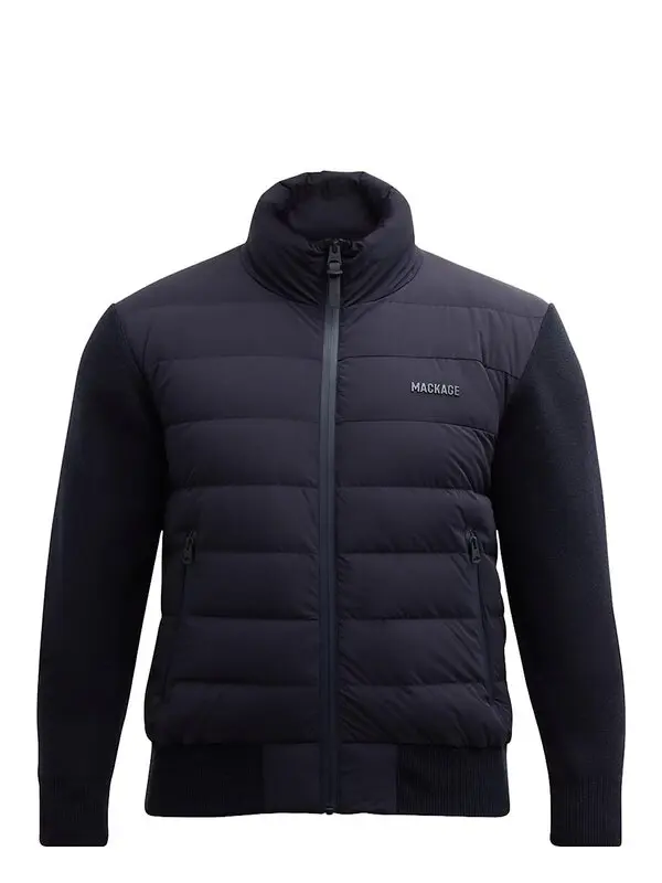 Mackage Haney City Hybrid Down Jacket - Navy
